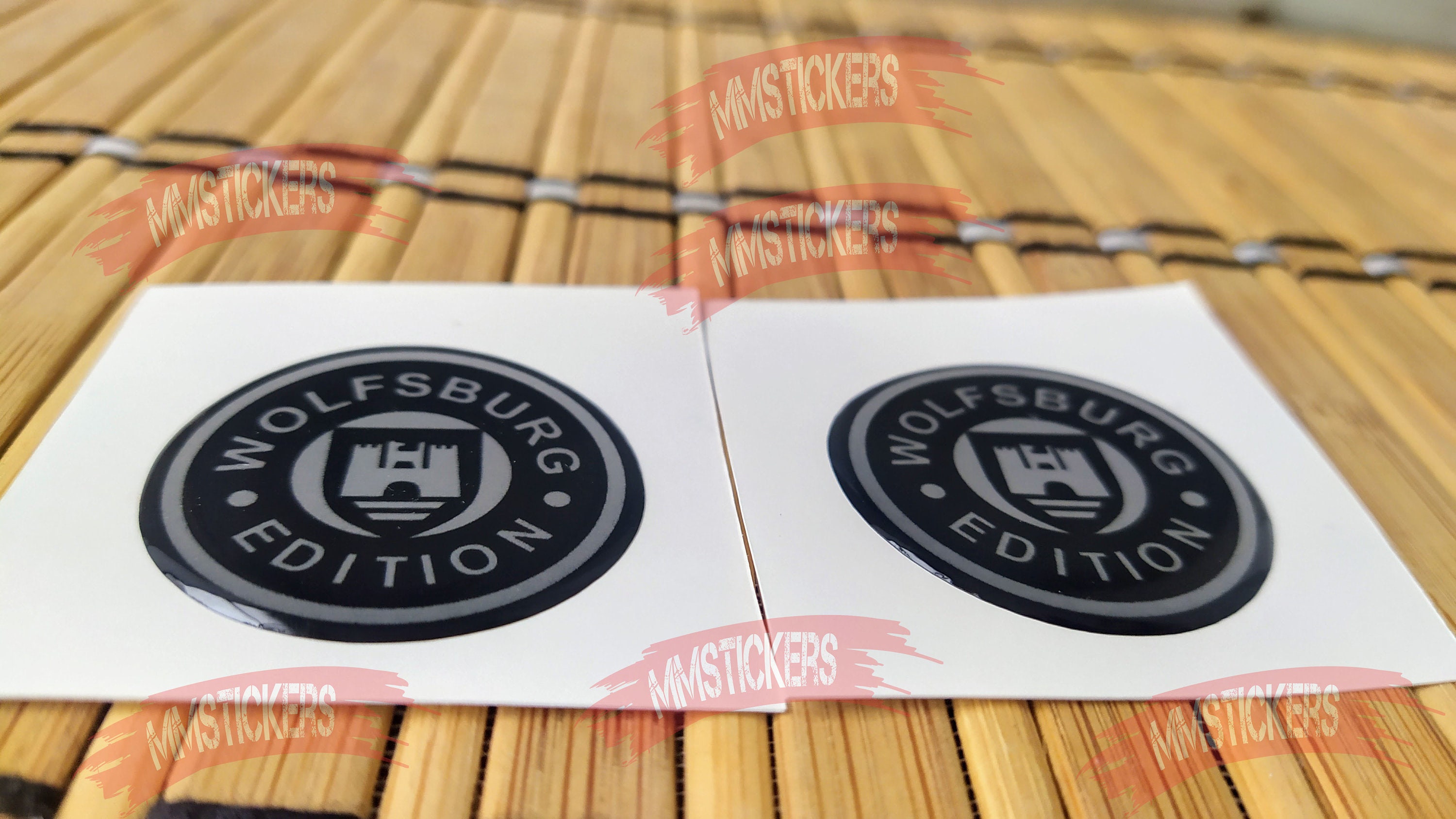 Wolfsburg Edition Doming Rim Caps Cars Tuning Phone Logo Car Emblem 3D ...