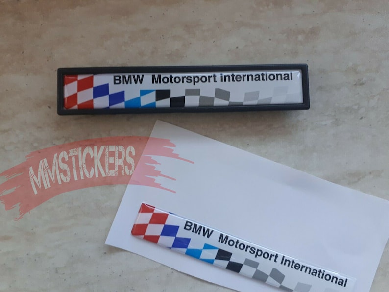 Sticker BMW Motorsport International Premium Quality Domed Stickers ...