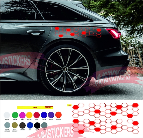 Honeycomb Universal Decal Stickers Decal Kit Stripe Car | Etsy