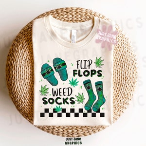 Marijuana PNG, Flip Flops Weed Socks PNG Download Trendy Cannabis ...