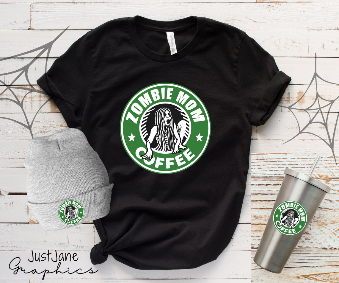 Starbucks Zombie Mom PNG, Starbucks Halloween, Spooky Mom Png ...