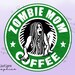 Starbucks Zombie Mom PNG, Starbucks Halloween, Spooky Mom Png ...