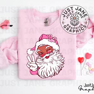 Cute Black Santa Png, Christmas Sublimation, Santa Claus Png, African ...