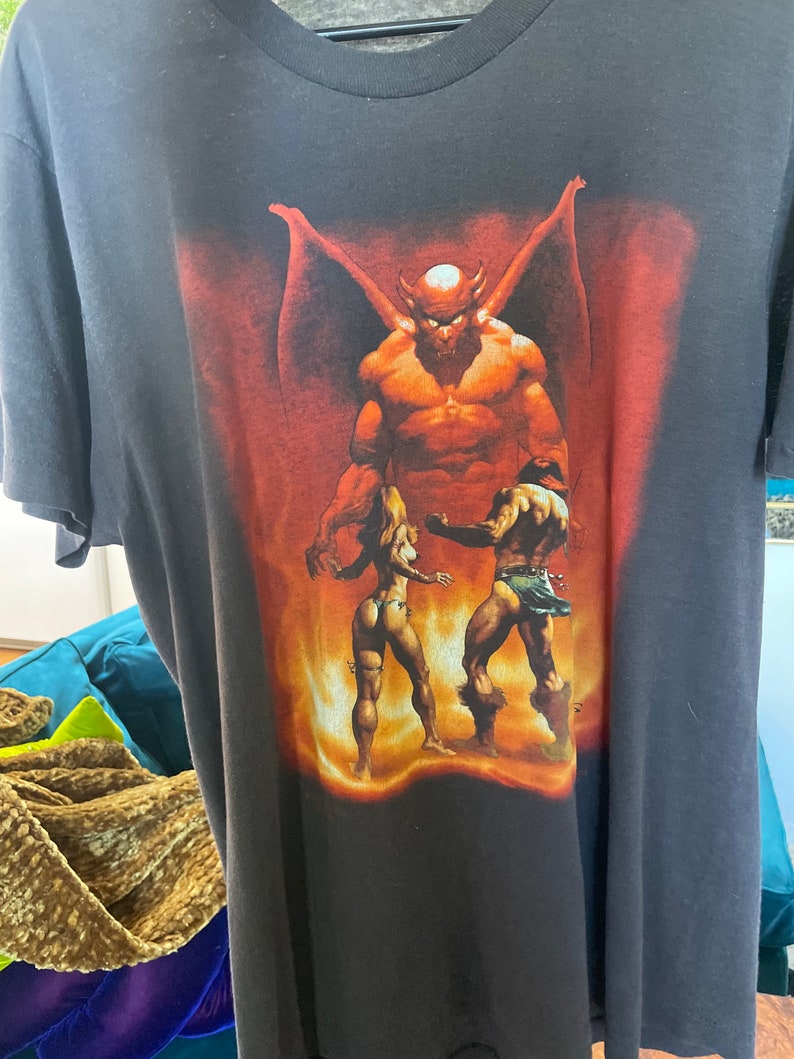 Boris Vallejo Demon Shirt - Etsy