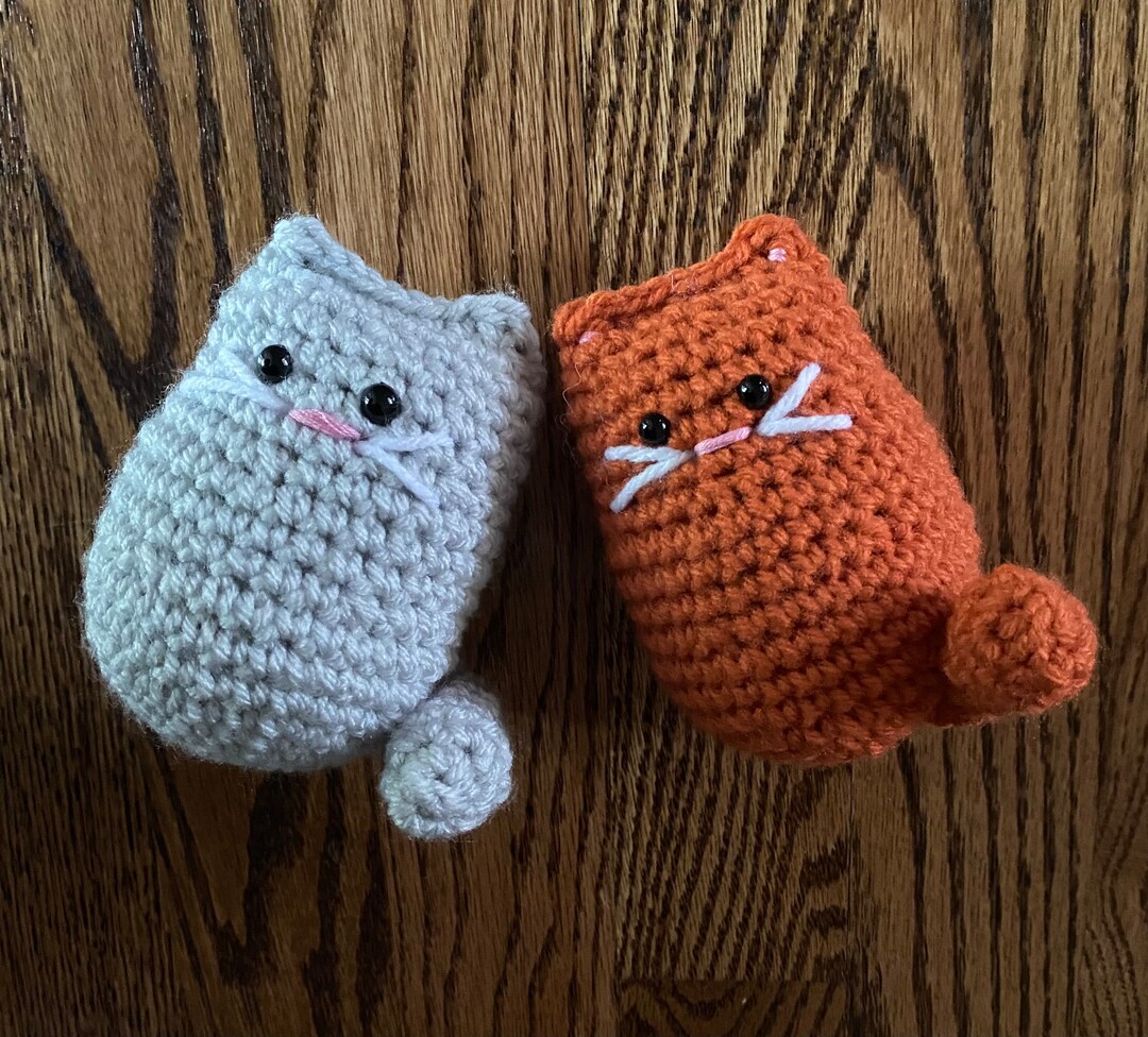Tiny Crochet Cat - Etsy