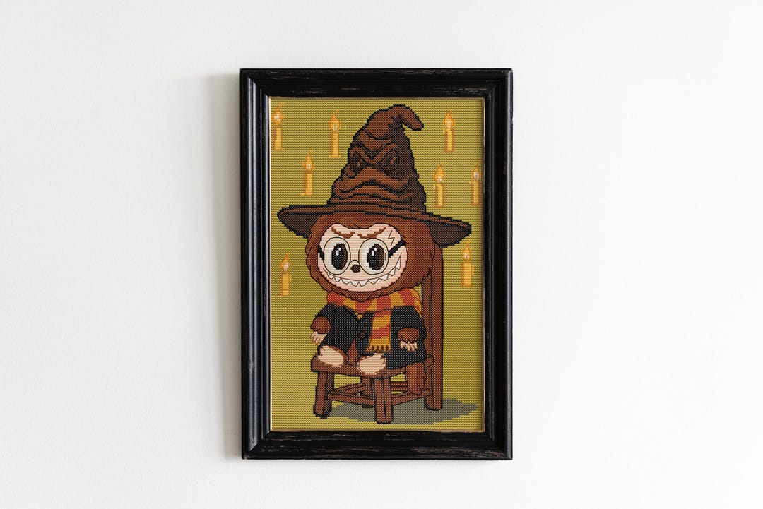 Labubu Cross Stitch Pattern, Harry Potter Parody, Labubu Zimomo, Labubu ...
