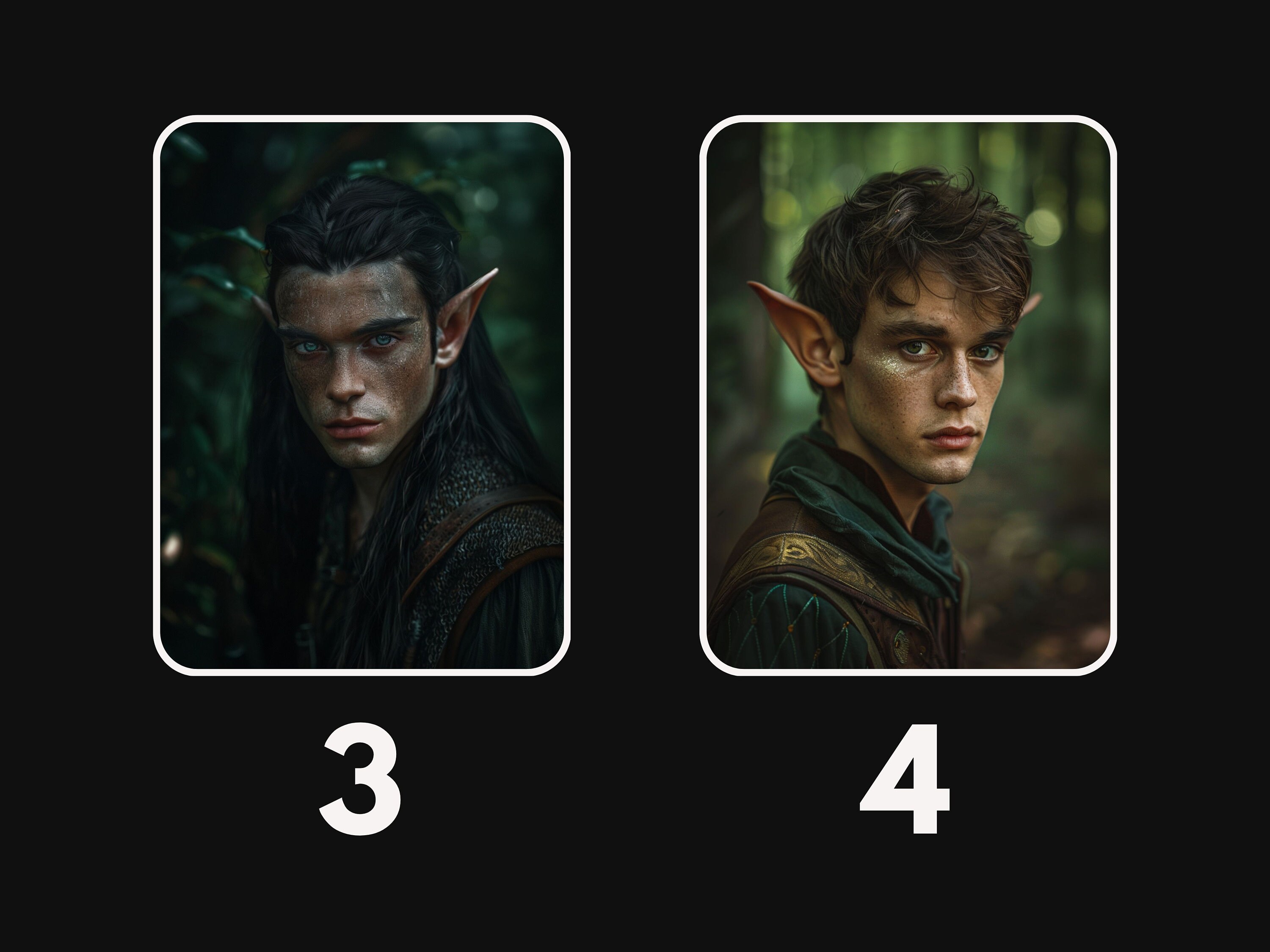 Personalized Elven Portrait | Custom Fantasy Portrait From Photo ...