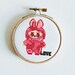 Labubu Cross Stitch Pattern Bundle, Labubu Embroidery, Tiny Cross ...