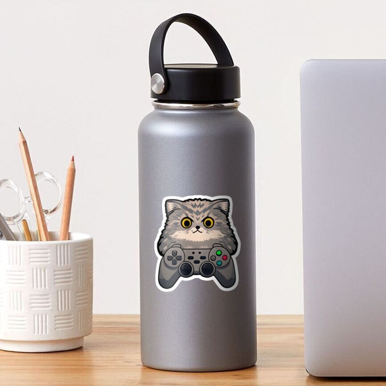 Print and Cut Stickers PALLAS CAT PNG Printable Cute Cat - Etsy