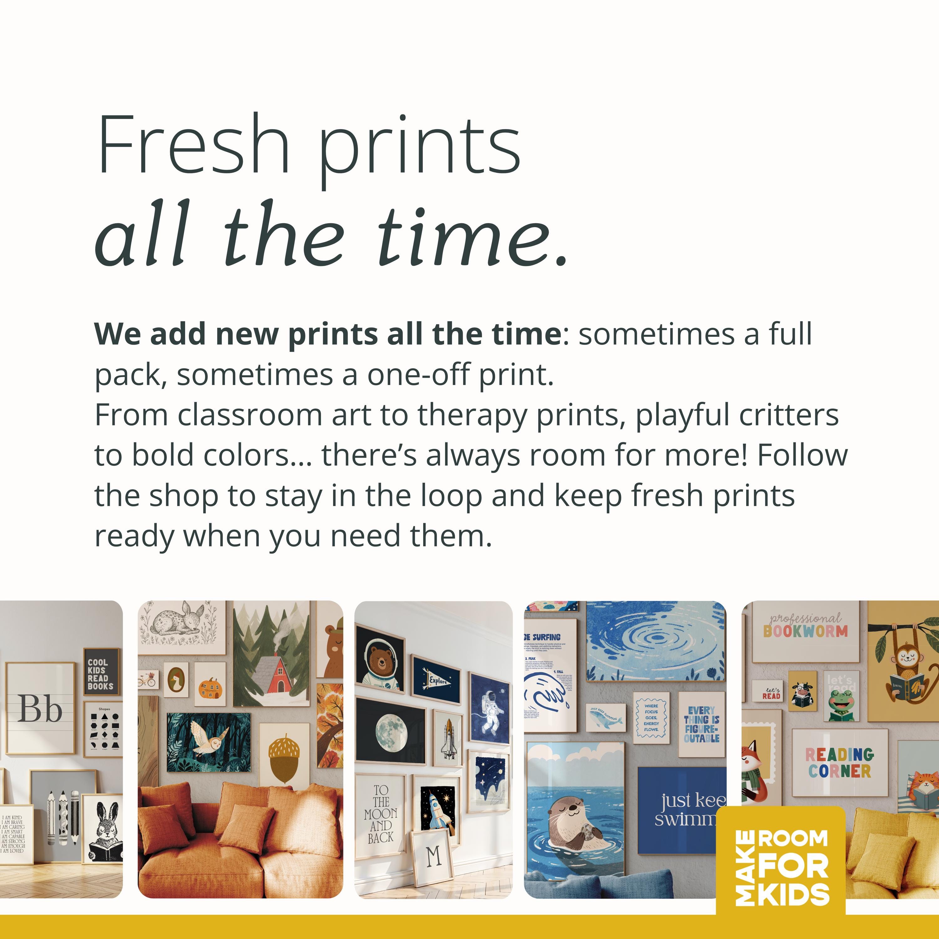 Be Silly Be Honest Be Kind Retro Print Digital, Retro Kids Room Decor ...