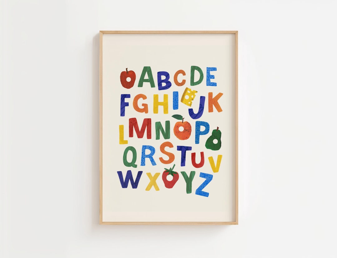 Hungry Bug Alphabet - the Very Hungry Caterpillar Inspired Printable ...