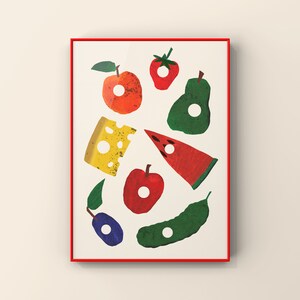 Hungry Bug Nibbles the Very Hungry Caterpillar Inspired Printable Wall ...