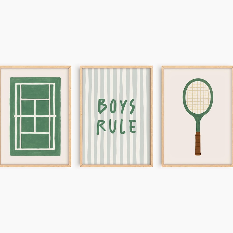 Tennis Print - Etsy