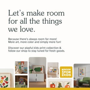 Libby the Librarian Digital Print, Playroom Wall Decor, Kids Room ...
