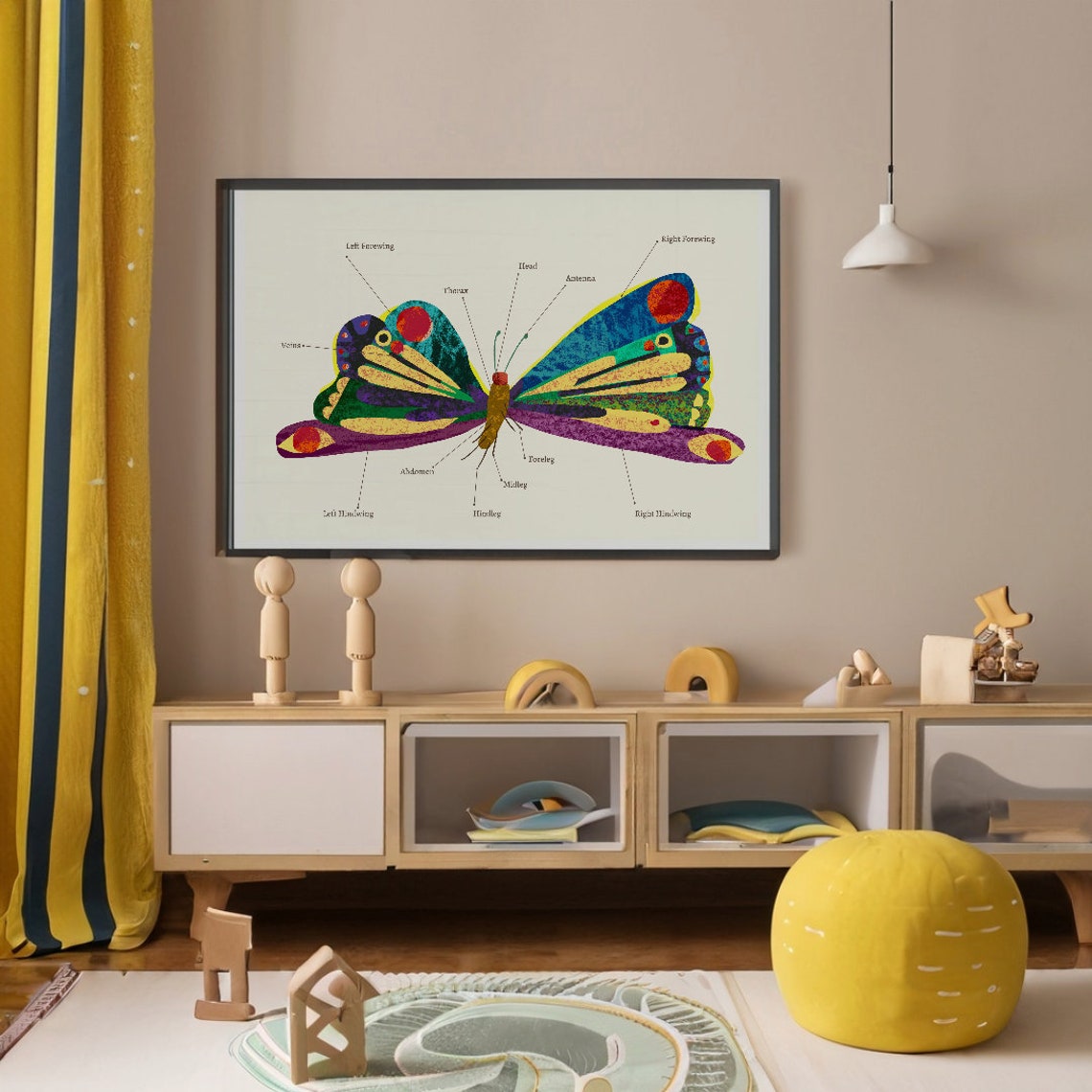 Hungry Bug Anatomy the Very Hungry Caterpillar Inspired - Etsy