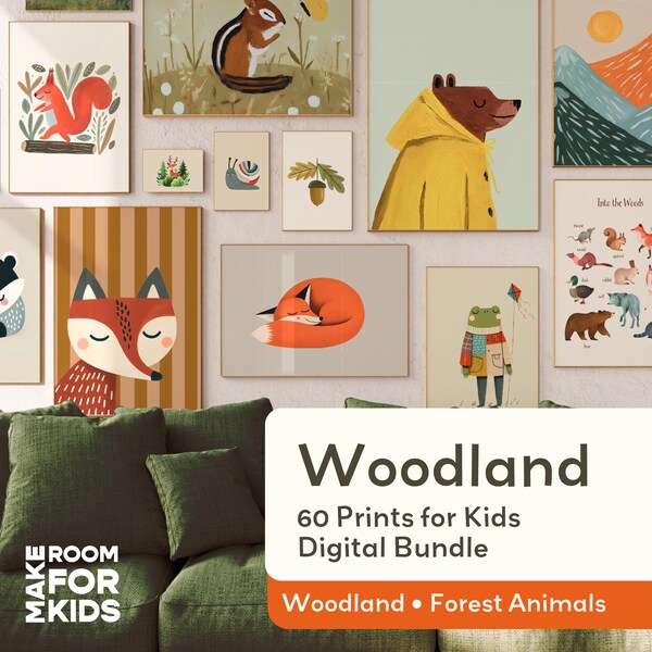 Woodland Room Decor - Etsy
