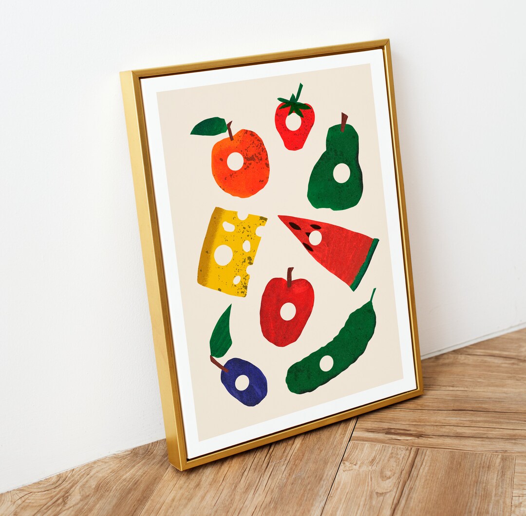 Hungry Bug Nibbles the Very Hungry Caterpillar Inspired Printable Wall ...