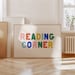 Reading Corner Print Cool Kids Read Books, Playroom Wall Decor ...