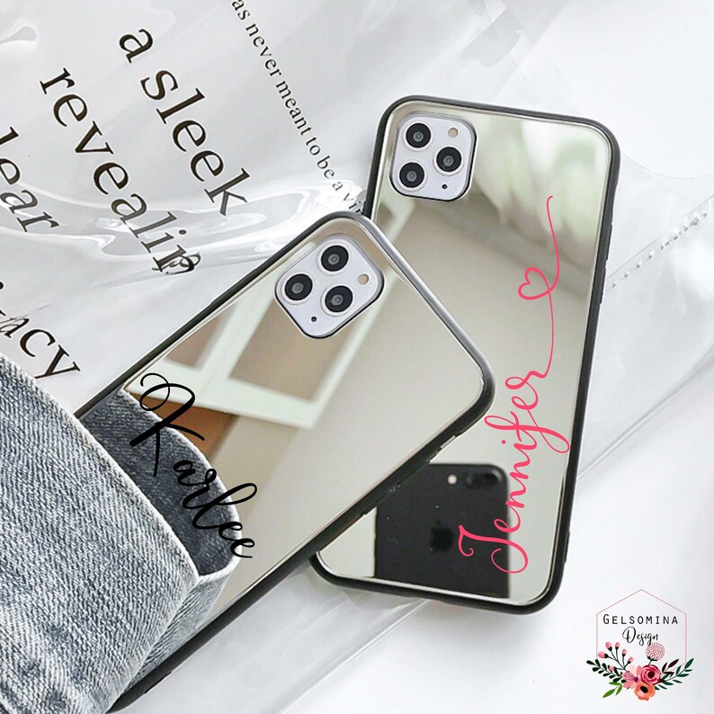 Mirror Iphone 13 12 11 Pro Max Case Custom Luxury Iphone XS | Etsy