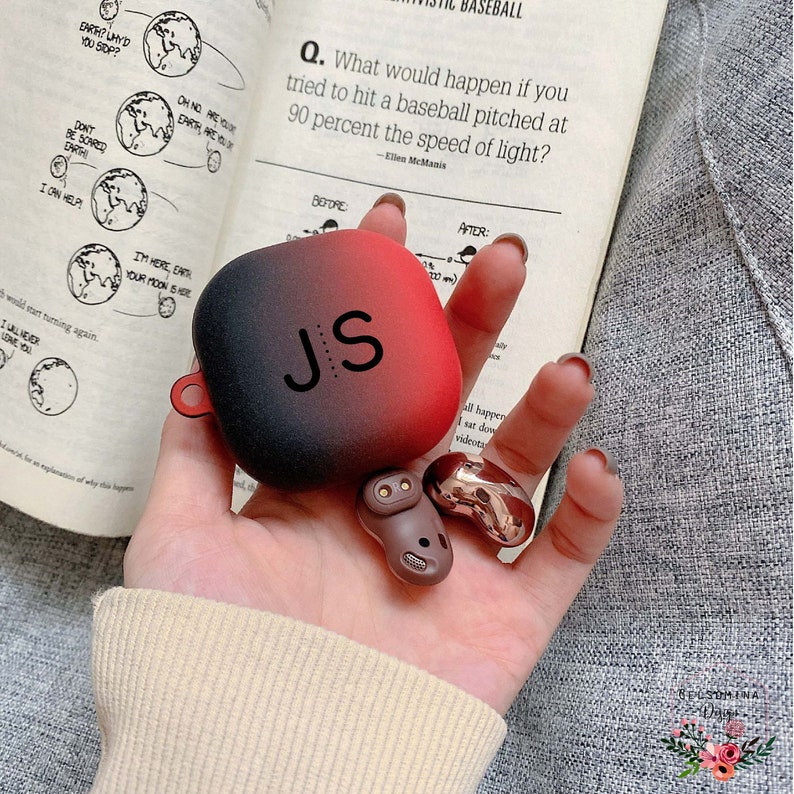 Custom Name Samsung Galaxy Buds Live Case Gradient | Etsy