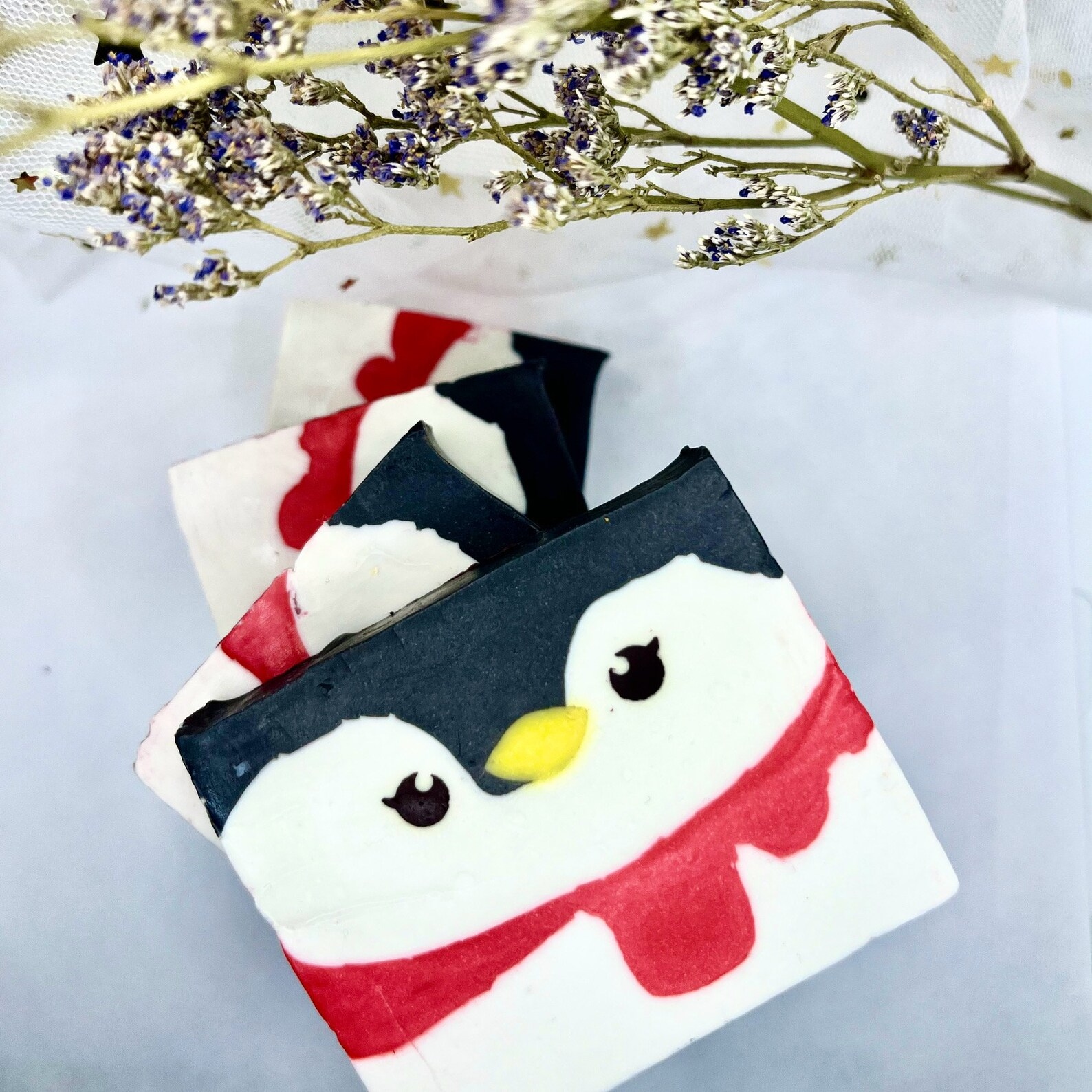 Cute Penguin Cold Process Soap With Gift Package, All-natural Body ...