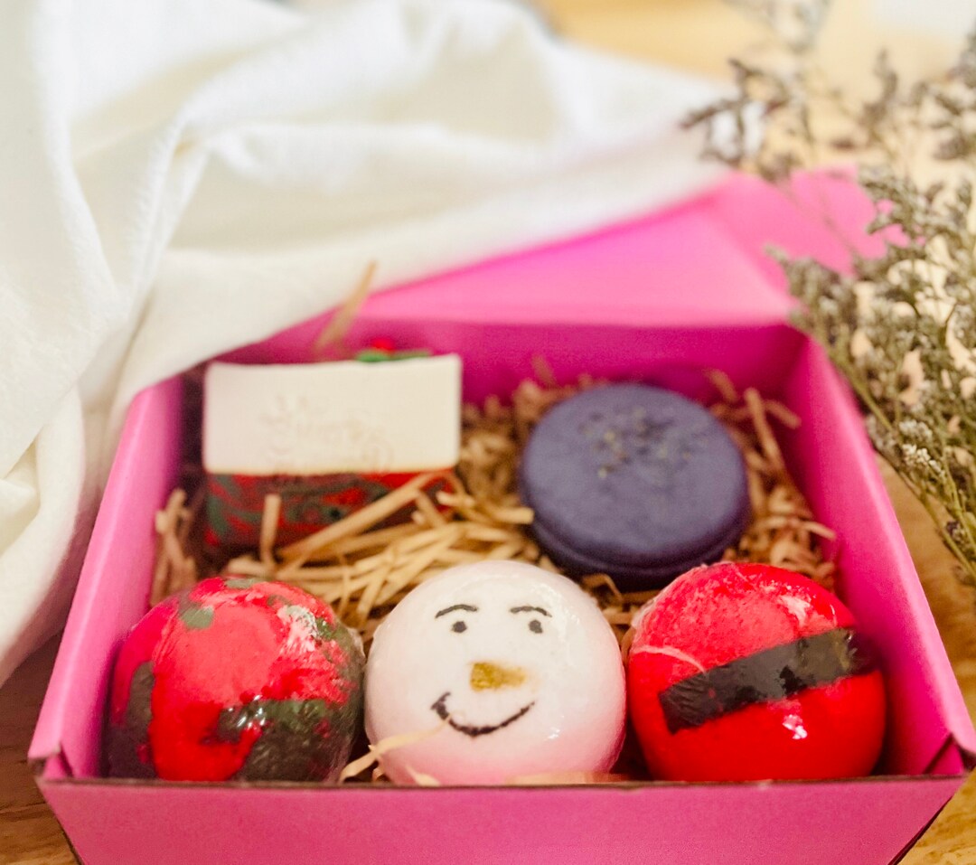 Homemade Bath SAP Christmas Gift Boxes Nature SPA Box Santa - Etsy