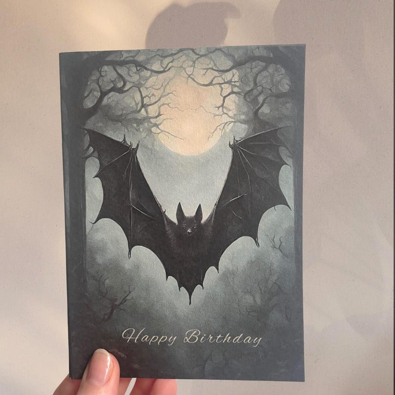 Dark Birthday Cards Pack - Etsy