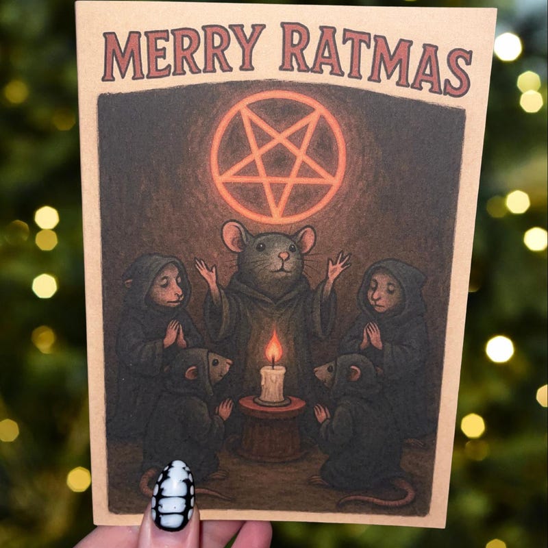 Satanic Christmas - Etsy