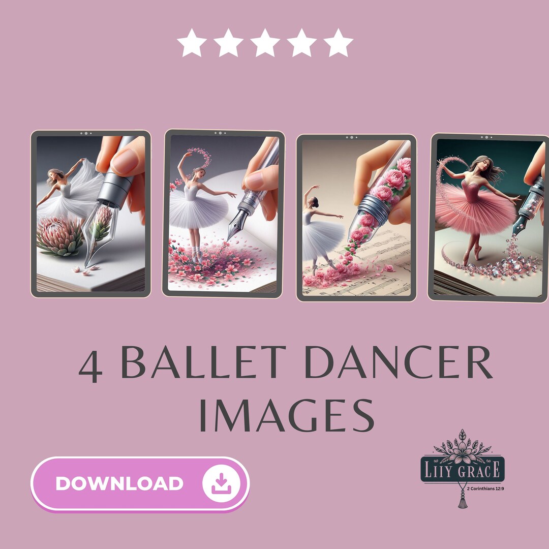 Ballet Dancer JPEG High-quality Images Wall Art Paper Craft Apparel ...