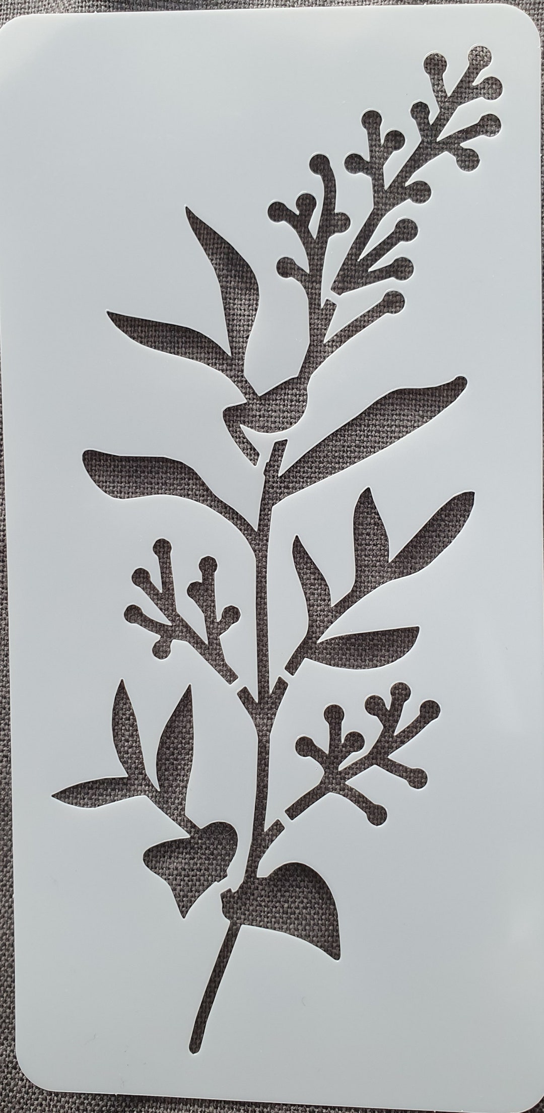 Wild Flower Botanical Stencil for Crafting and Furniture Decoration ...