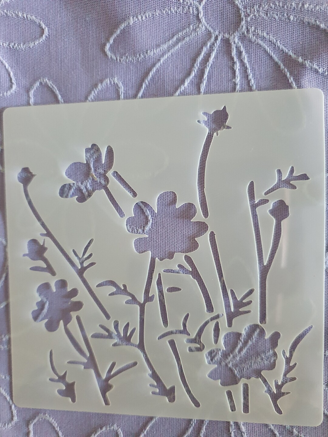 Botanical Wild Flower Stencil for Crafting Home and Furniture - Etsy