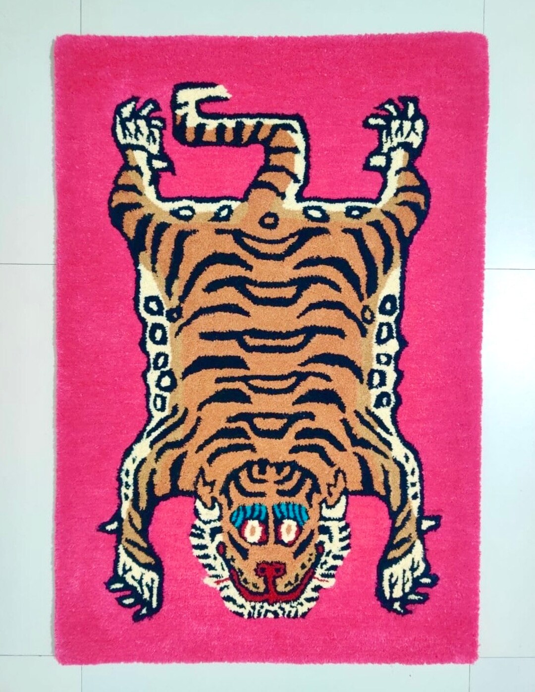 Tibetan Tiger Rugs Handmade Tufted Rugs for Living Room Bedroom Kids ...