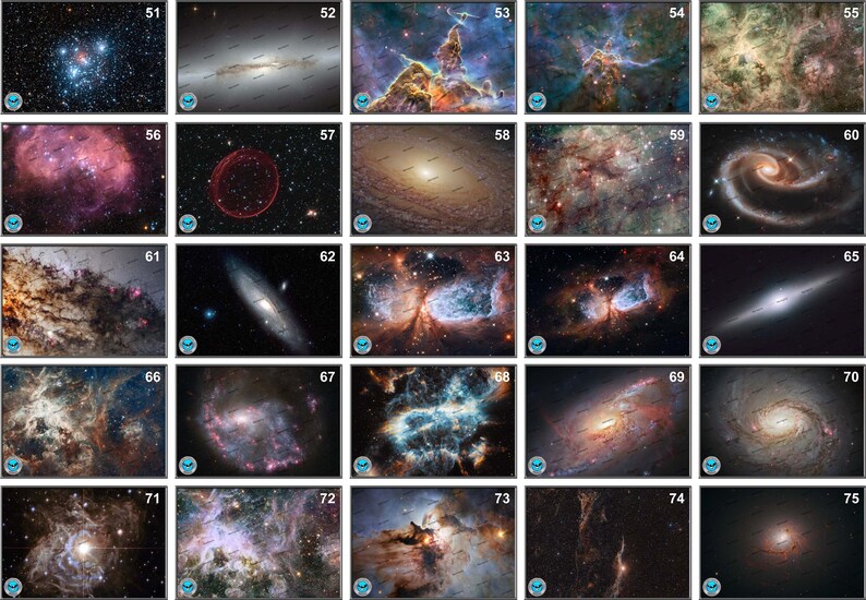 Space 50 X Hubble NASA Deep Space Images on Large Box Canvas - Etsy UK