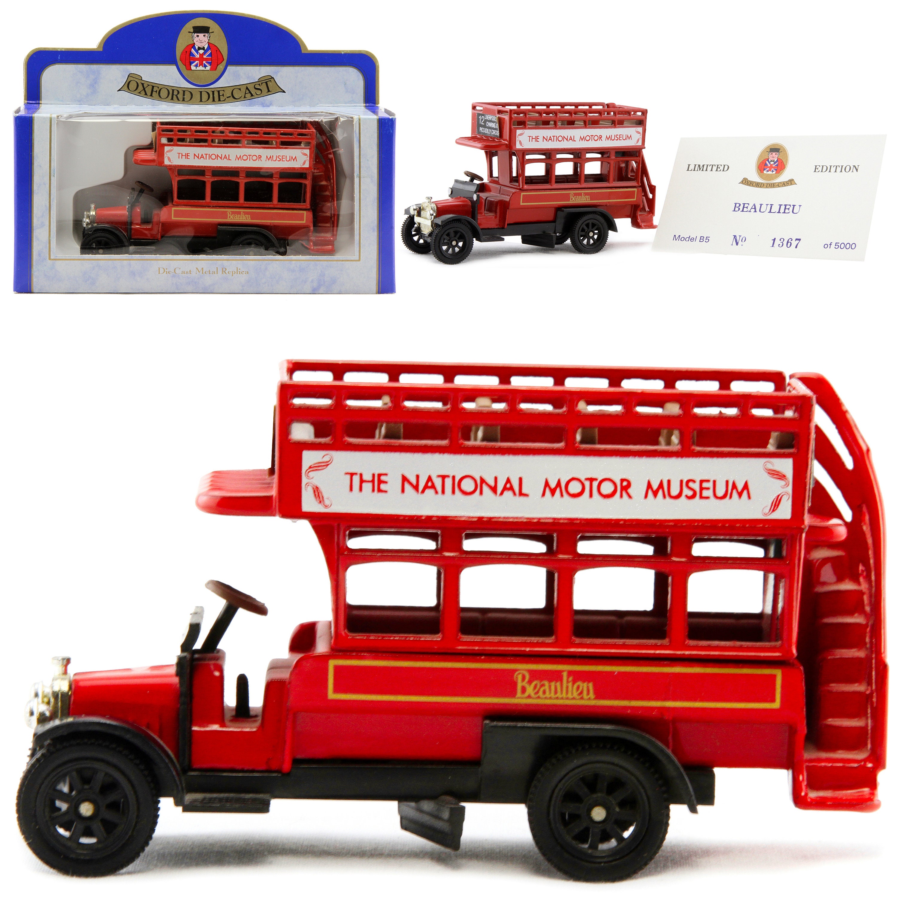 1:76 Scale Oxford Diecast Thornycroft Bus Limited Edition Collectable ...