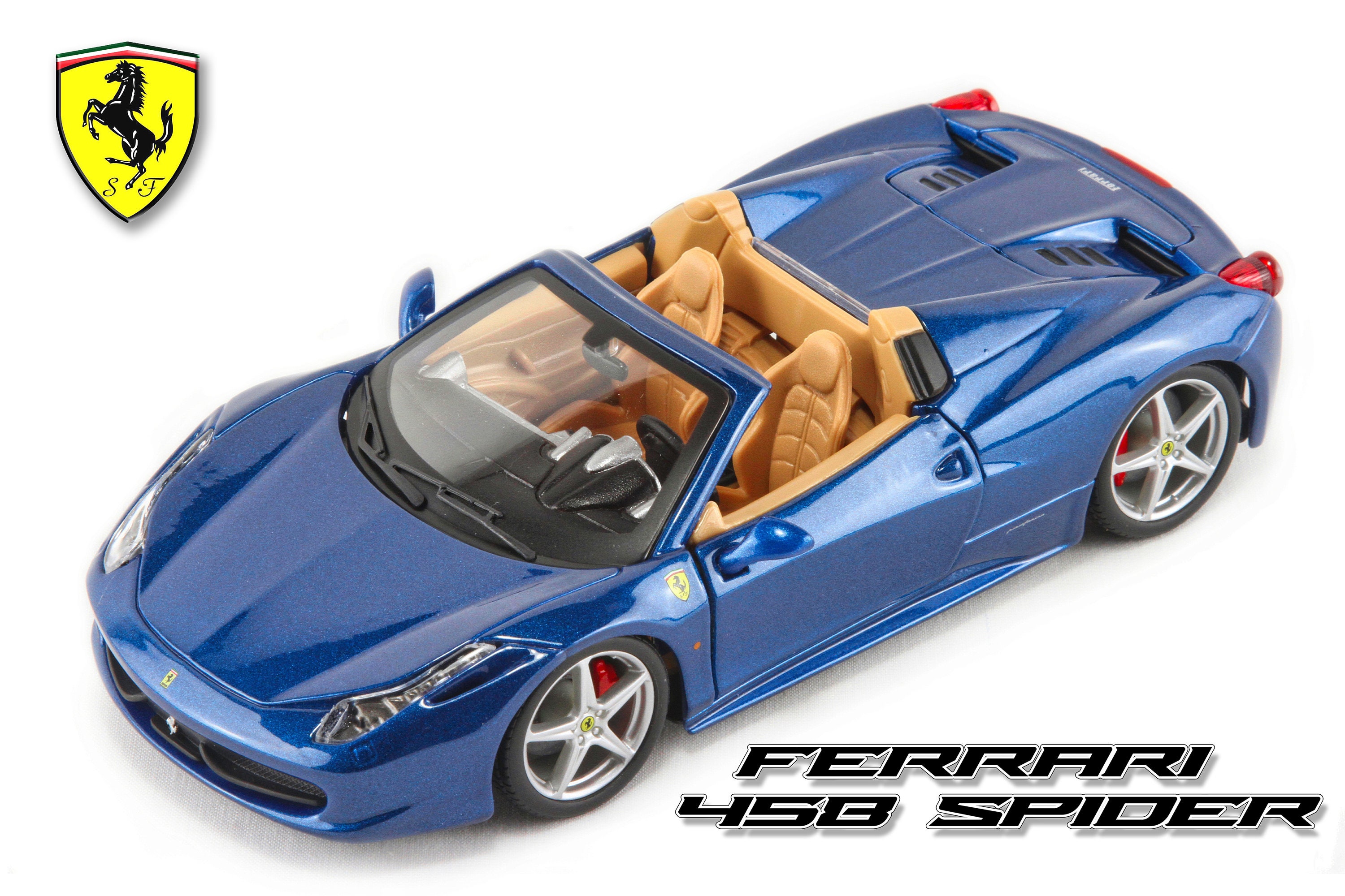 Ferrari 458 Spider Blue