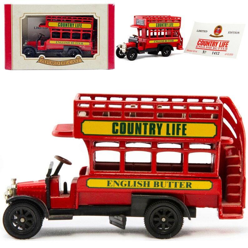 1:76 Scale Oxford Diecast Thornycroft Bus Limited Edition Collectable ...