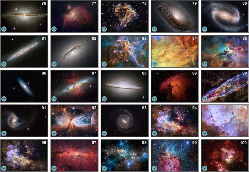 Space 50 X Hubble NASA Deep Space Images on Large Box Canvas - Etsy UK