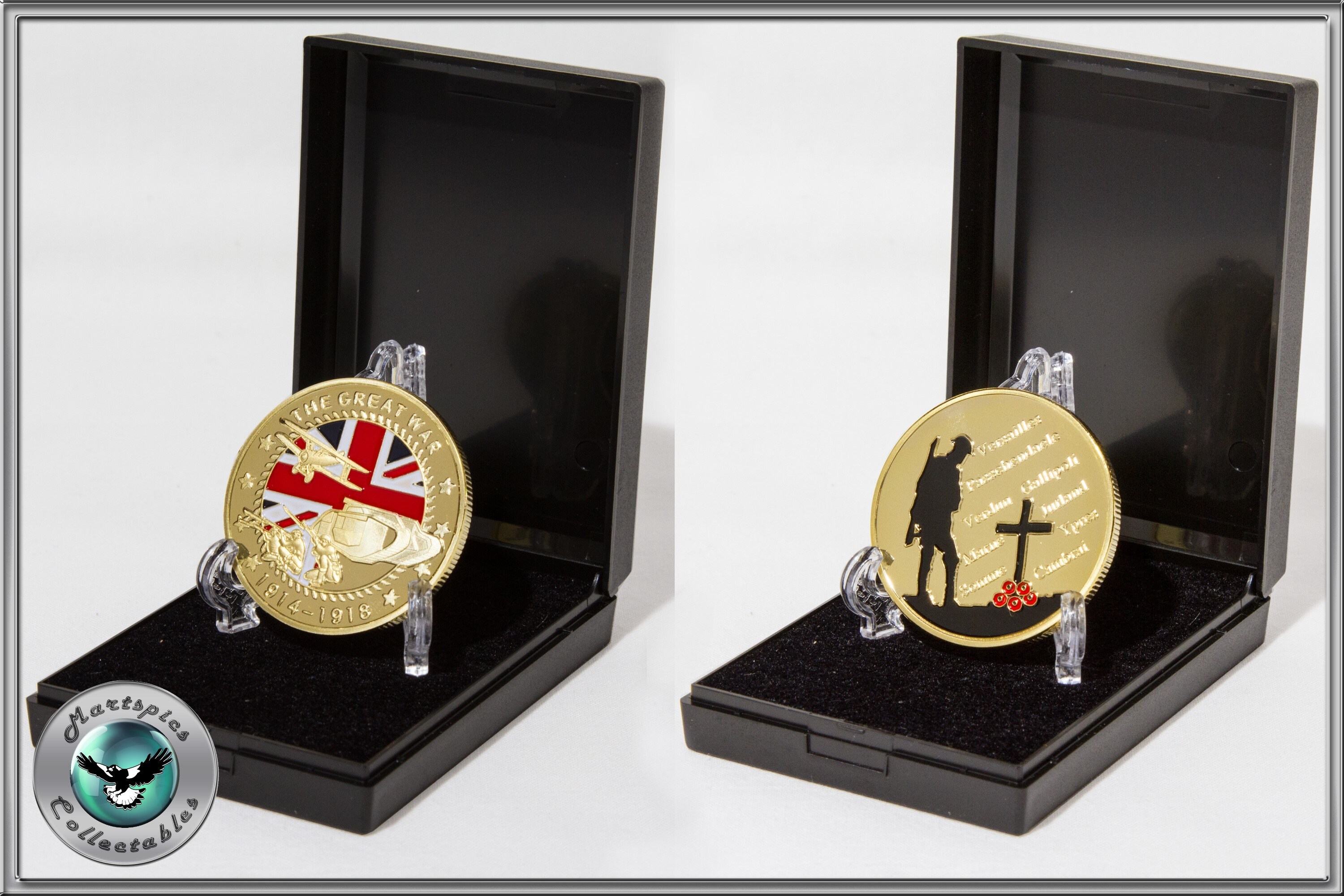 The Great War WW1 1914 to 1918 Commemorative Gold Plated Coin - Etsy