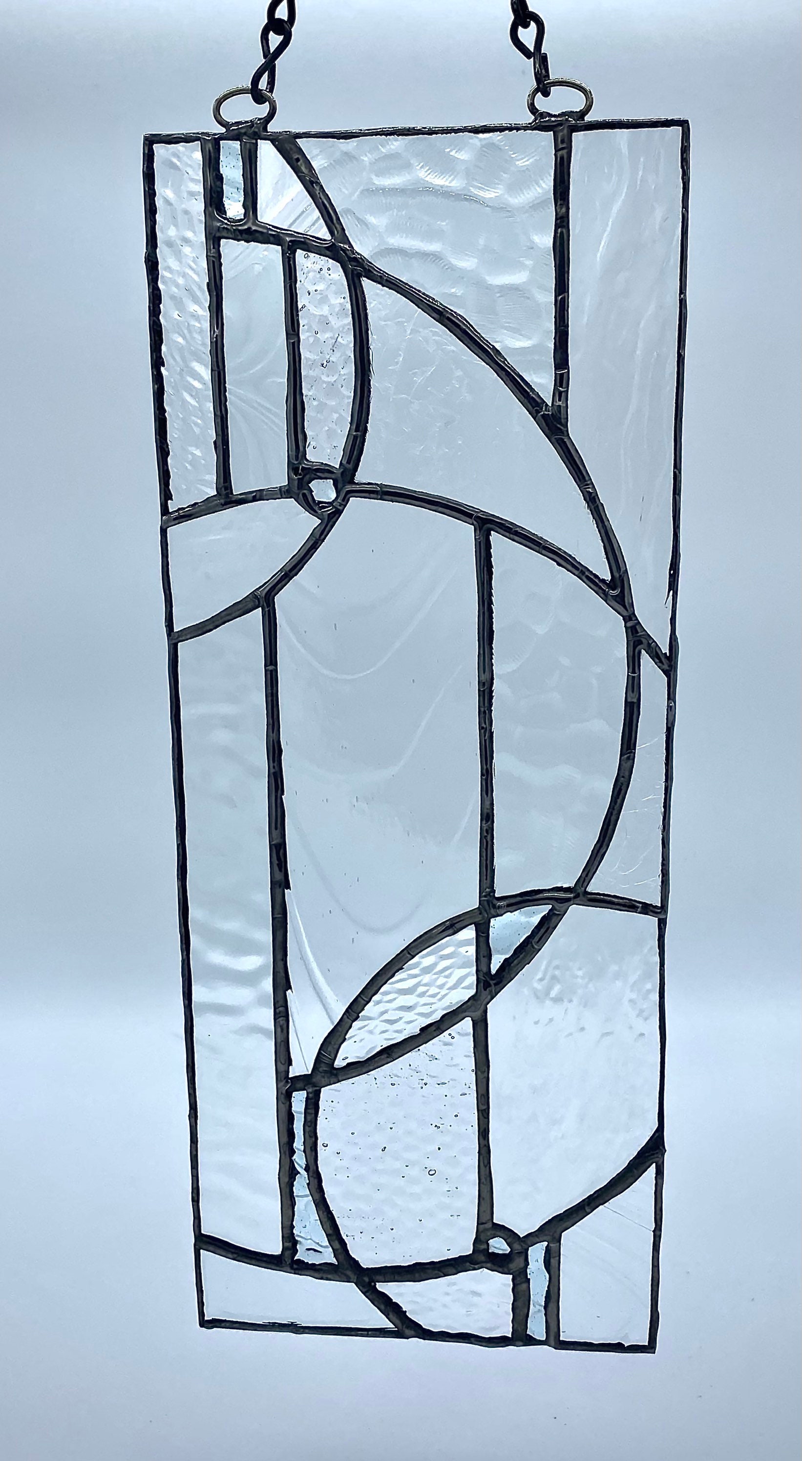 Stained Glass Abstract Clears Panel - Etsy