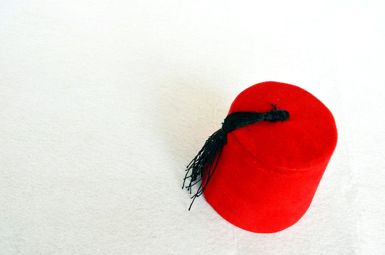 Mini Doctor Who Fez Hat Fezzes Are Cool Eleventh Doctor Mini | Etsy