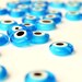 Large Evil Eye Beads, 20 Pcs Turquoise Blue Evil Eye 14mm Glass Beads ...