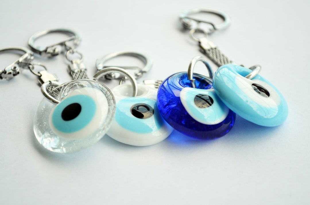 Evil Eye Keychains - Turkish Evil Eye Key Holder - Evil Eye Luck - Evil ...