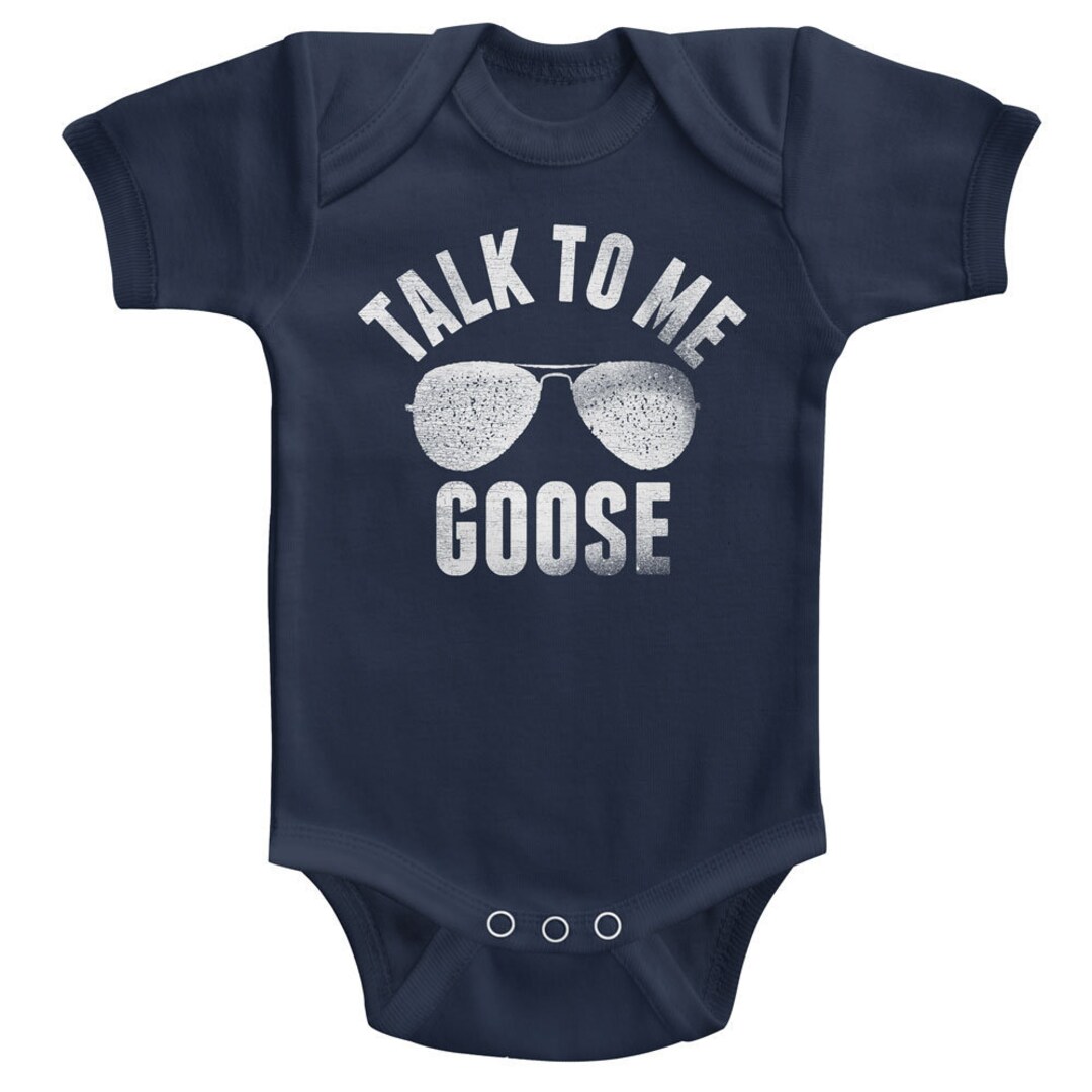 Talk to Me Goose Top Gun Infant Bodysuit - Etsy