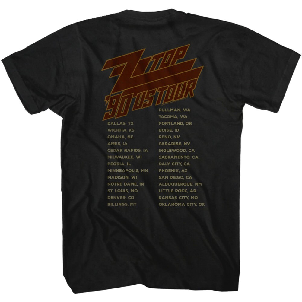 Camiseta Lynyrd Skynyrd ZZ Top Tour 2024, ZZ Top Tour Mundial 2024 ...