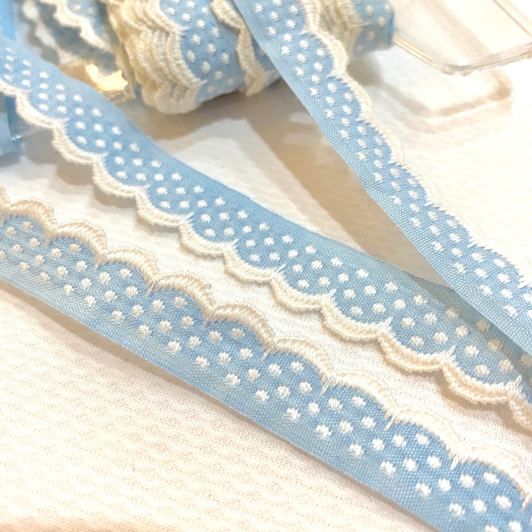 5 Yds Jacquard Scalloped Trim - Etsy