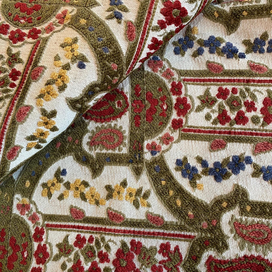 Stroheim & Romann 7899N-OM20 Heavy Jacquard Upholstery Fabric 2 Yds/47 ...