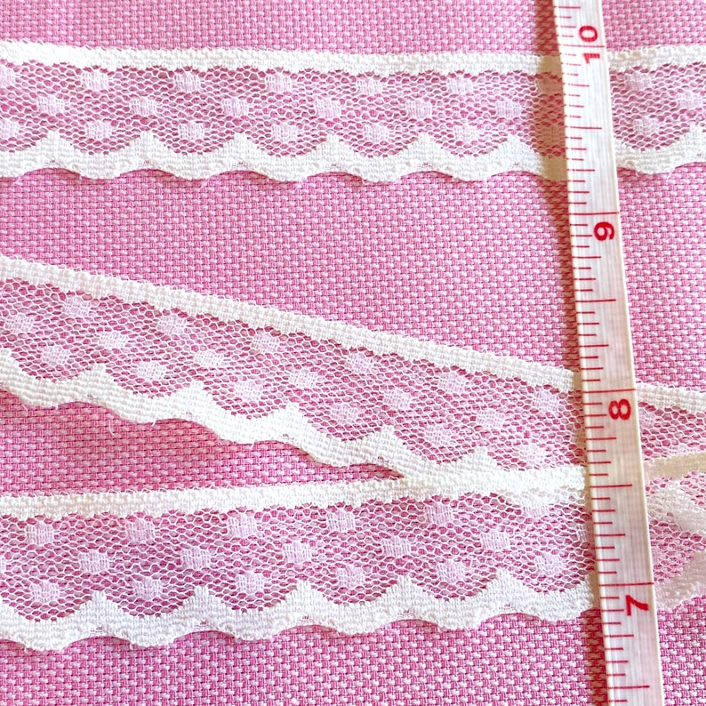 25 Yds English Lace Edging Lace Eyelet Narrow Lace Eyelet Nylon Lace - Etsy