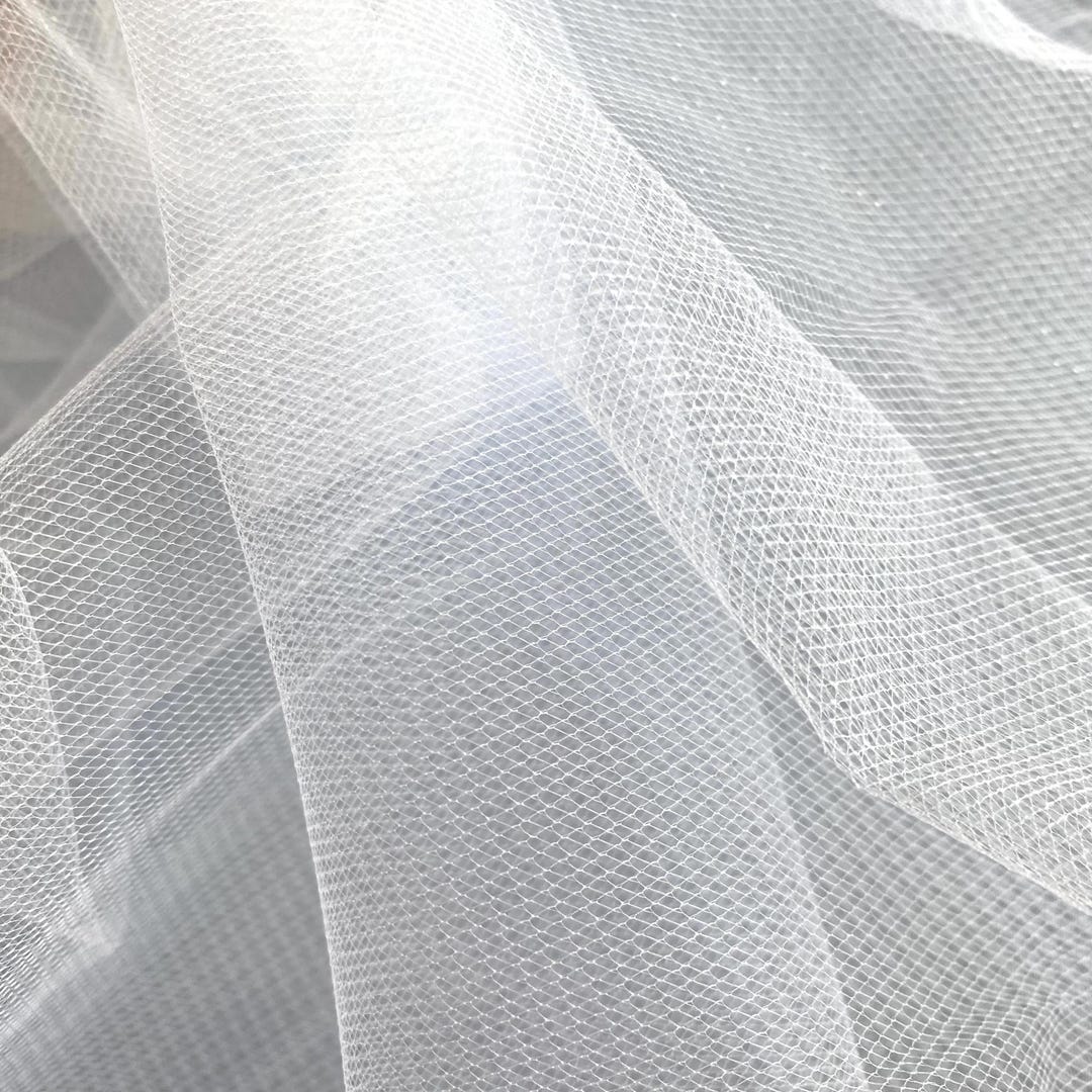 10 Yds White Bridal Tulle 28” White Netting White English Tulle Soft ...