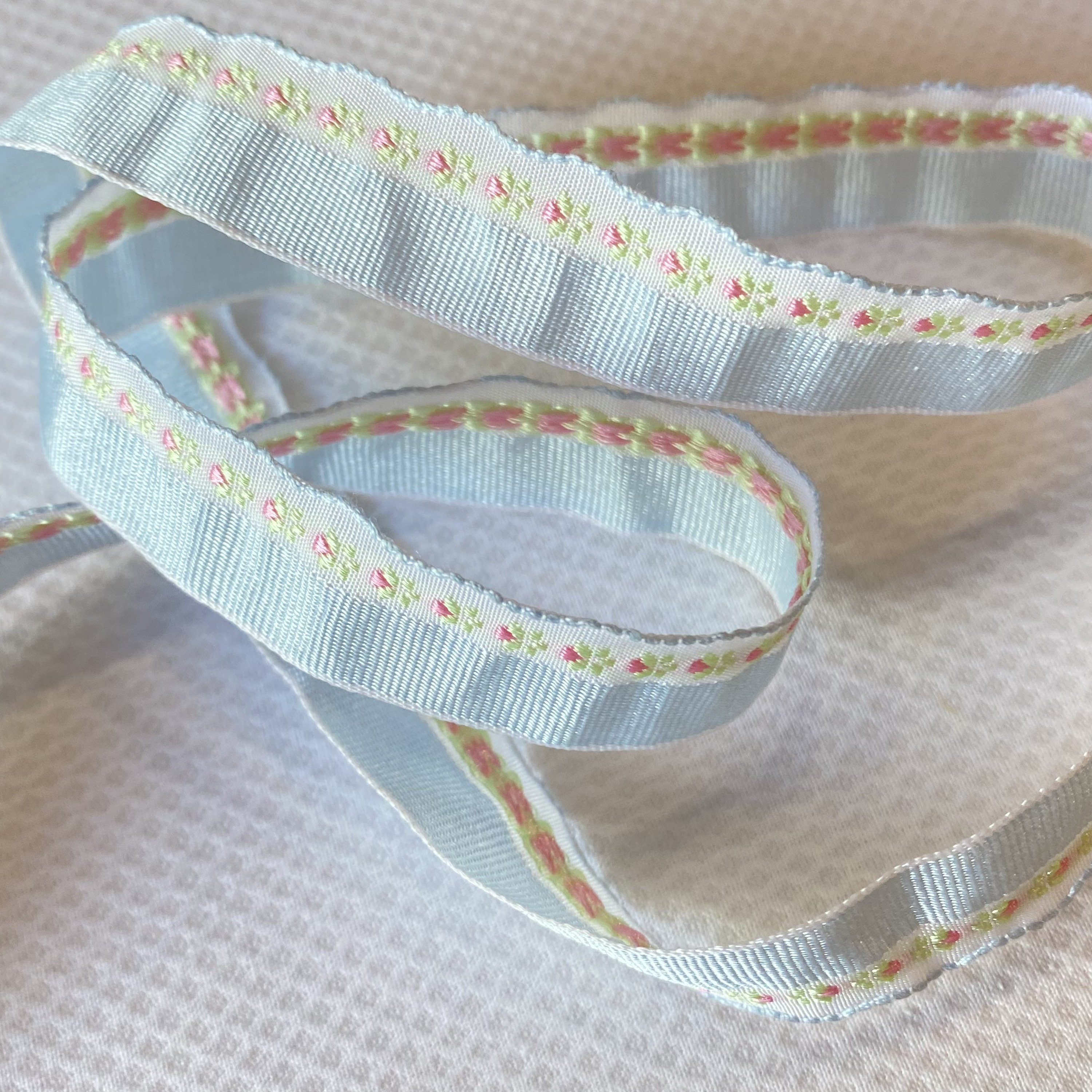 Delicate Floral Ruffled Ribbon France Delicate Flower Ribbon - Etsy