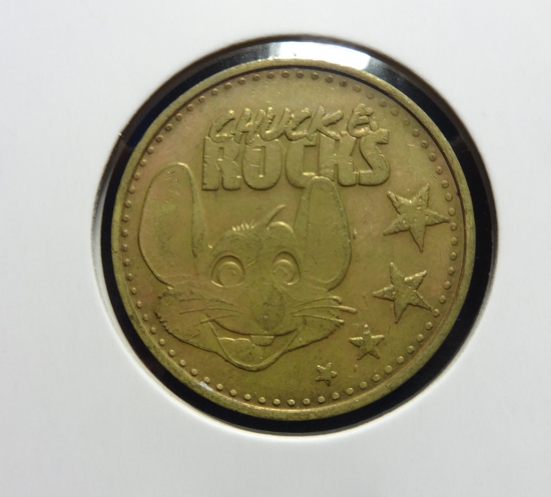 Chuck E Cheese 2013 chuck E Rocks Token - Etsy